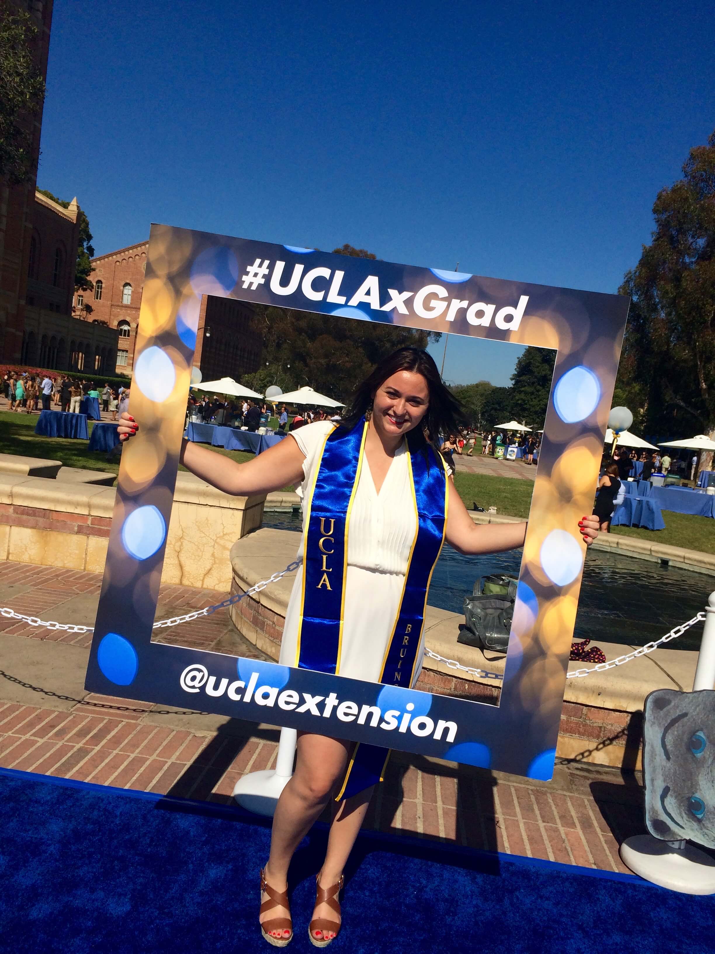 UCLA Extension Graduation Ceremony - Gaelle in Los Angeles