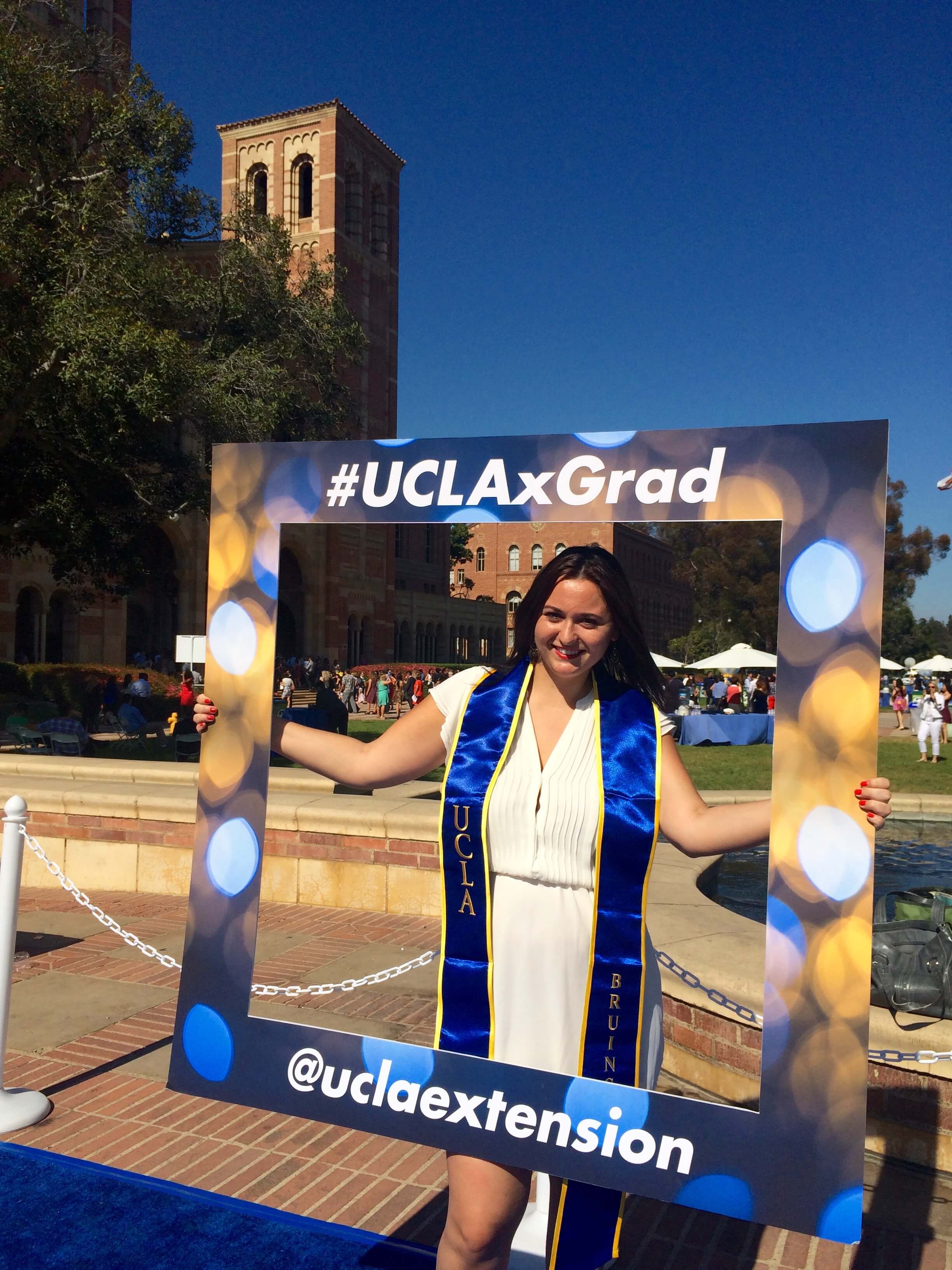 UCLA Extension Graduation Ceremony - Gaelle in Los Angeles