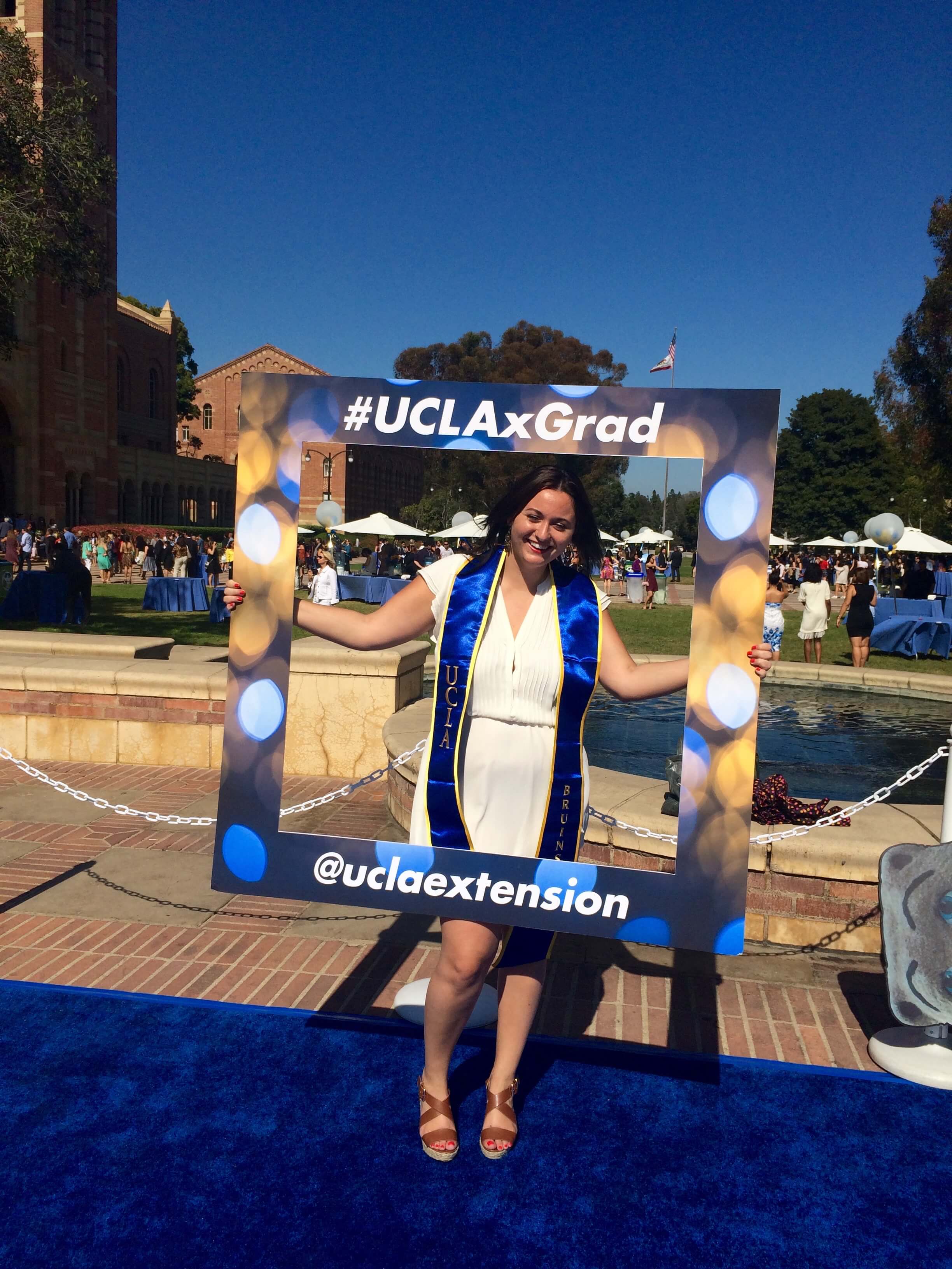 UCLA Extension Graduation Ceremony - Gaelle in Los Angeles