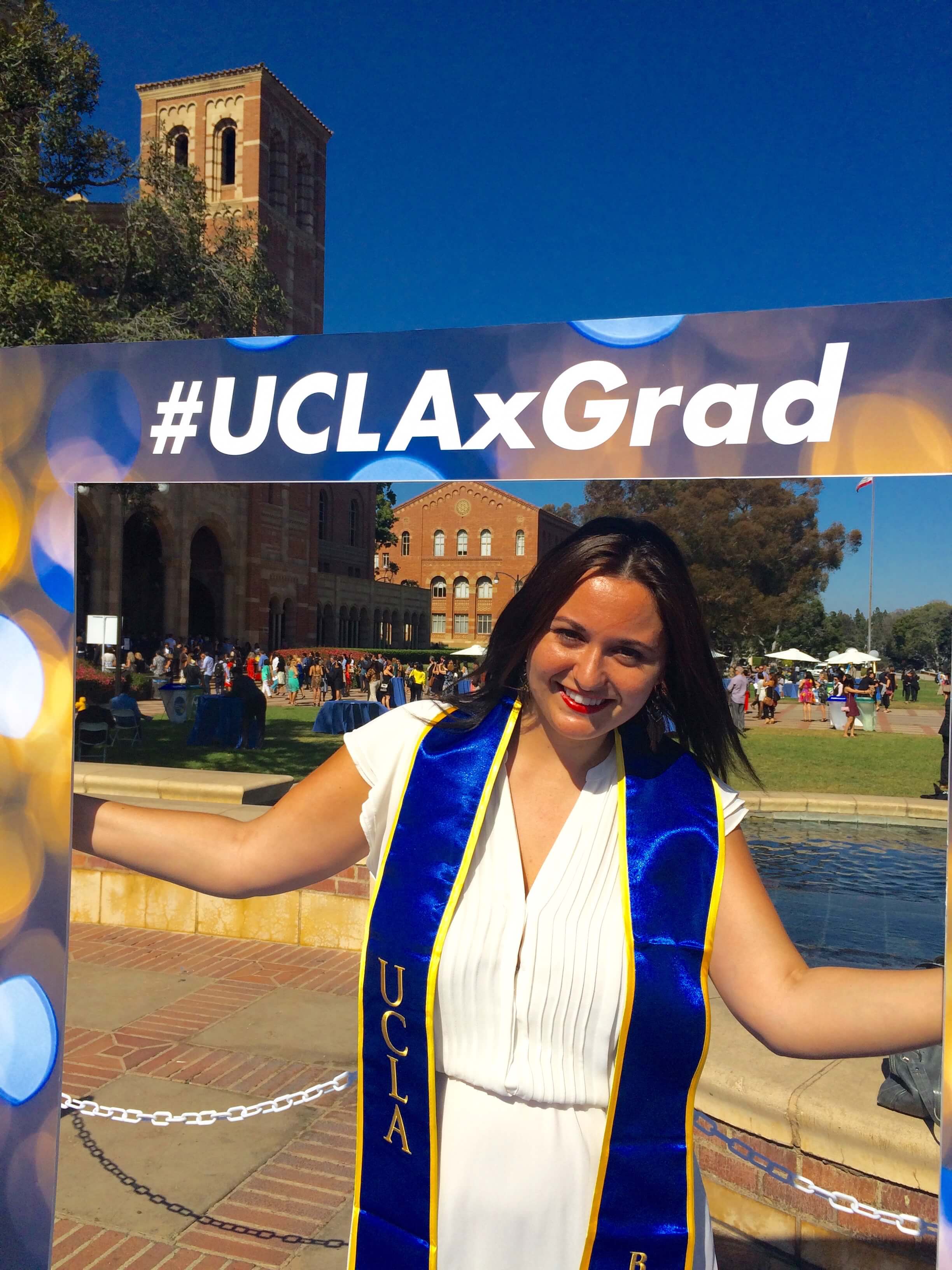 UCLA Extension Graduation Ceremony - Gaelle in Los Angeles